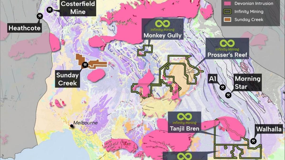 Infinity Mining Discovers 263 Historical Gold Workings in Victoria