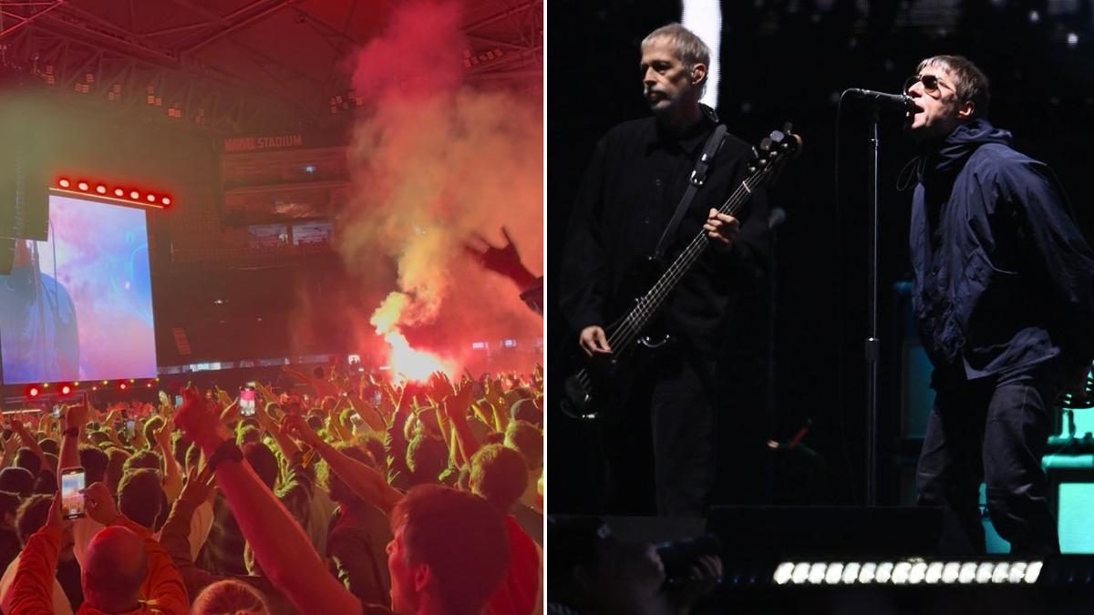 Oasis Rocks Melbourne with Electrifying Concert and Flares
