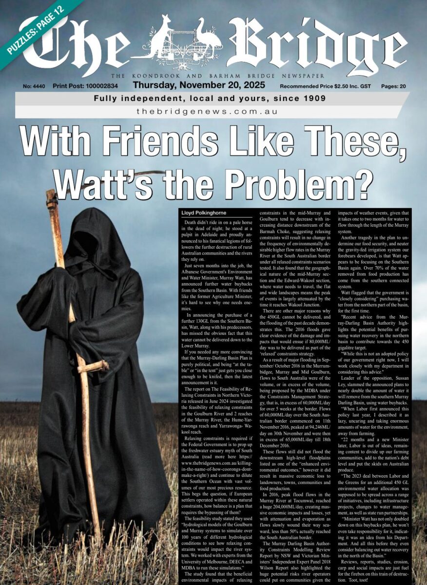 Koondrook and Barham Bridge Newspaper Launches New Subscription Service