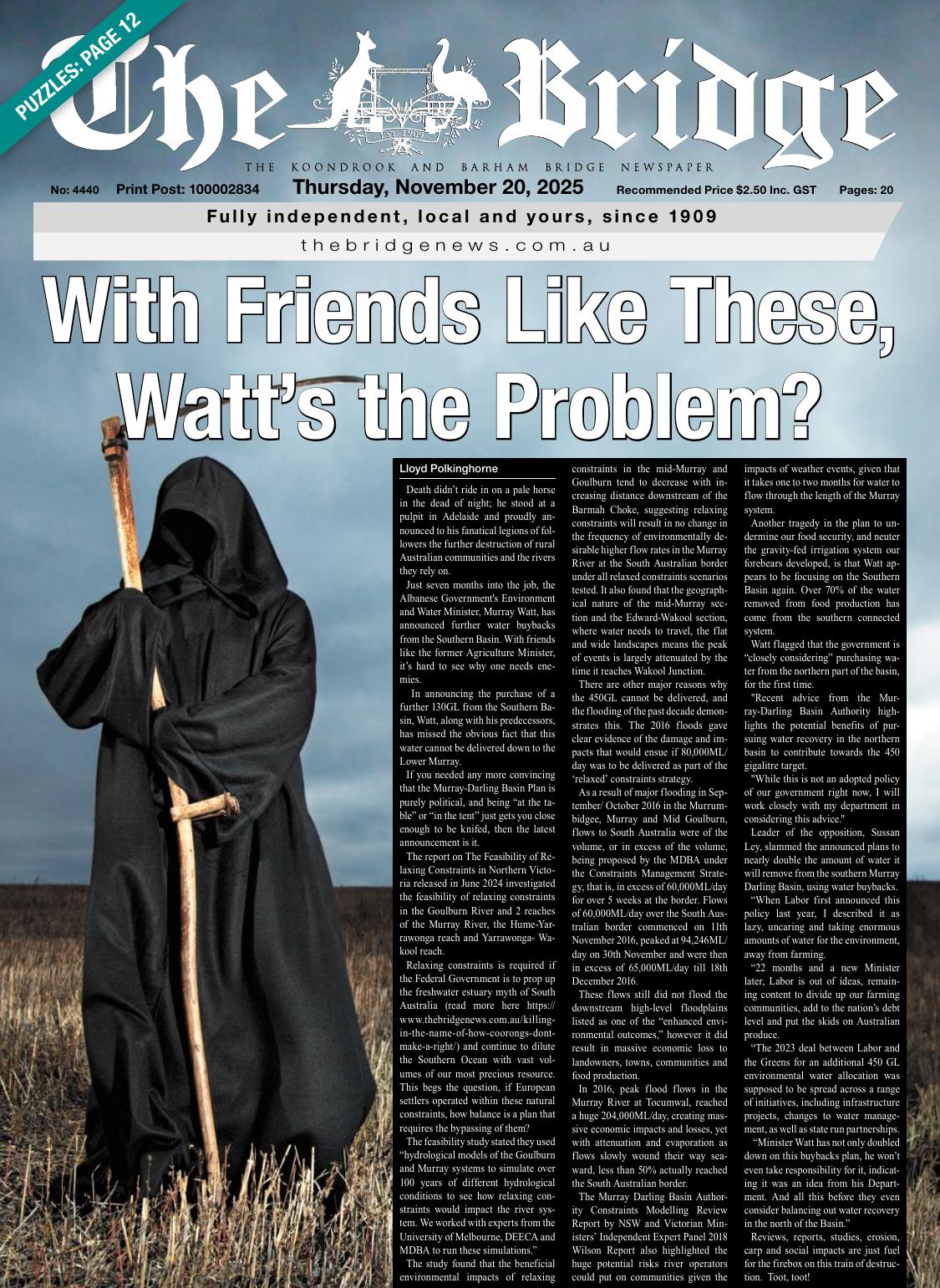 Koondrook and Barham Bridge Newspaper Launches New Subscription Service