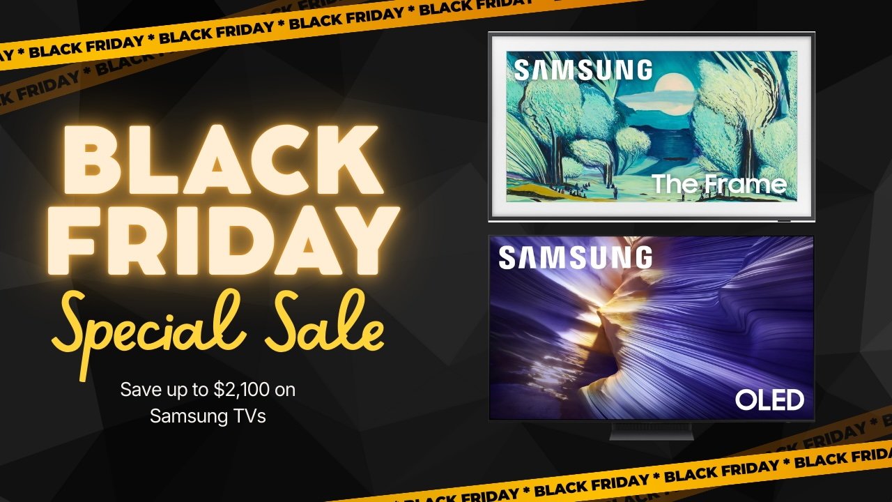 Samsung Offers Up to $2,100 Off OLED and The Frame TVs This Black Friday