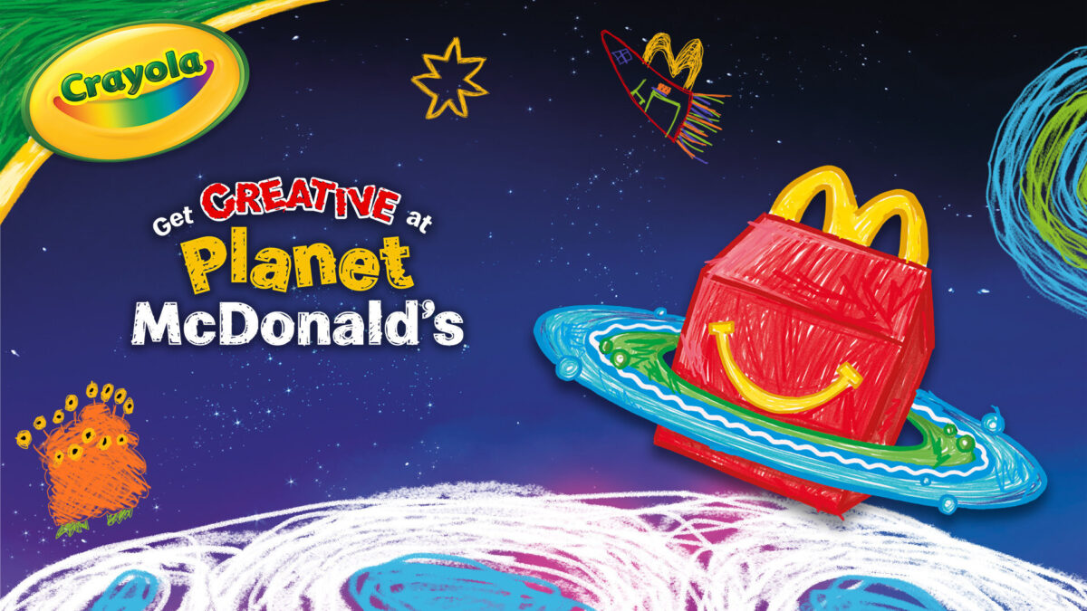 Crayola and McDonald's Unveil Space-Themed Happy Meal Experience