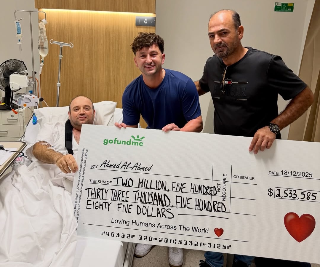 Hero Ahmed al Ahmed Receives $2.5M for Saving Lives in Bondi Attack
