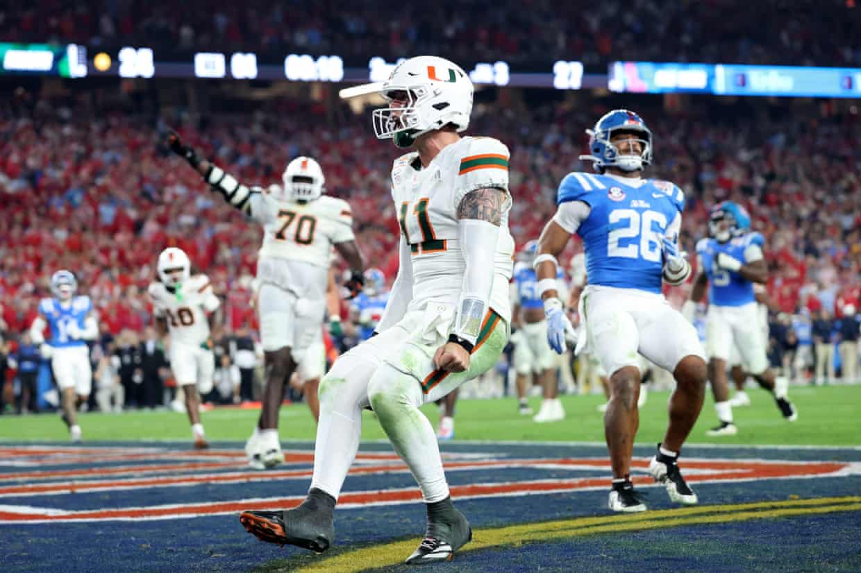 Carson Beck Leads Miami to Thrilling Fiesta Bowl Victory